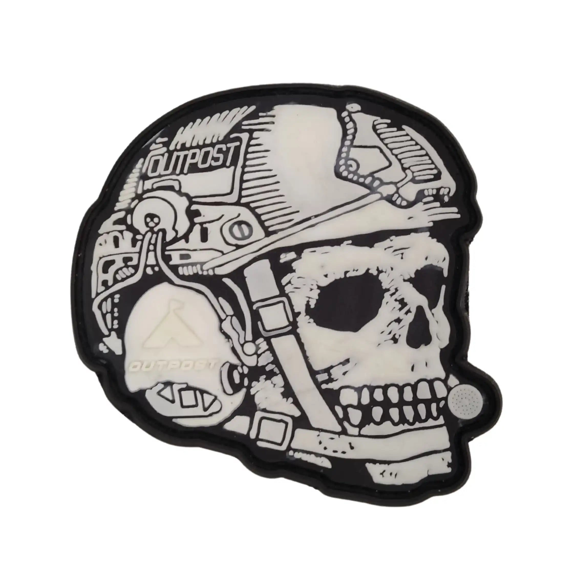 Buy Tactical Operator Skull Morale Patch - White Color Online in ...